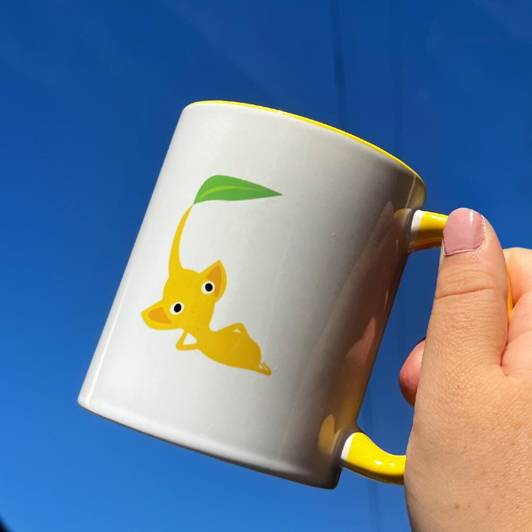 Yellow Pikmin Mug With Yellow Interior - Etsy