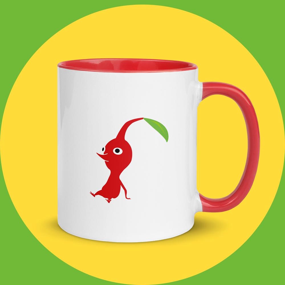Red Pikmin Mug With Red Interior - Etsy