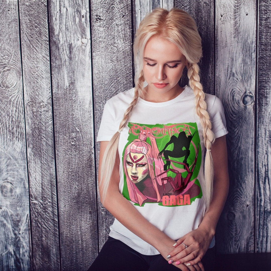 Lady Gaga T Shirt Png, Chromatica Ball Music Concert Tee Gift ...