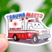 Trauma Alert Vinyl Sticker, ED, EMS, Emergency, EMT, Paramedic ...