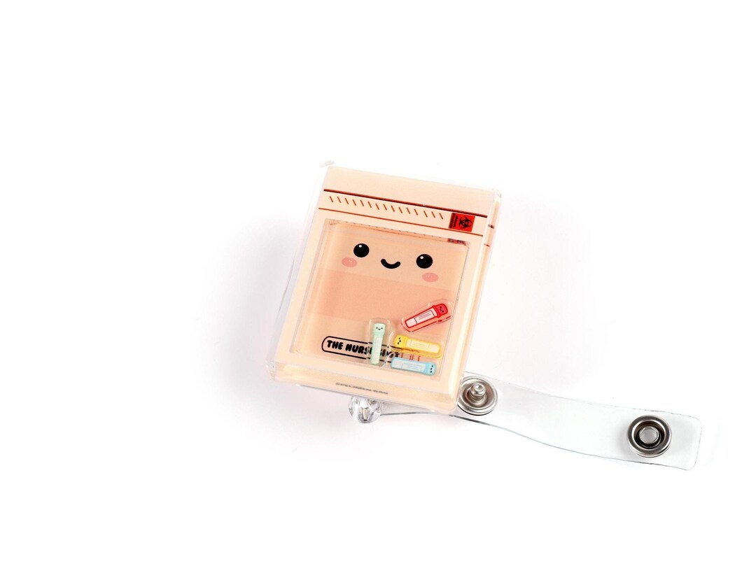 Specimen Bag Shaker Badge Reel, Retractable, Phlebotomy, Nursing Badge ...