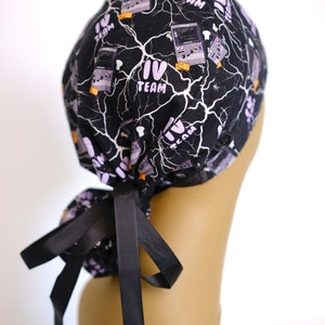IV Team Scrub Cap - Vascular Access, Veinfinder, Scrub Caps for Women ...