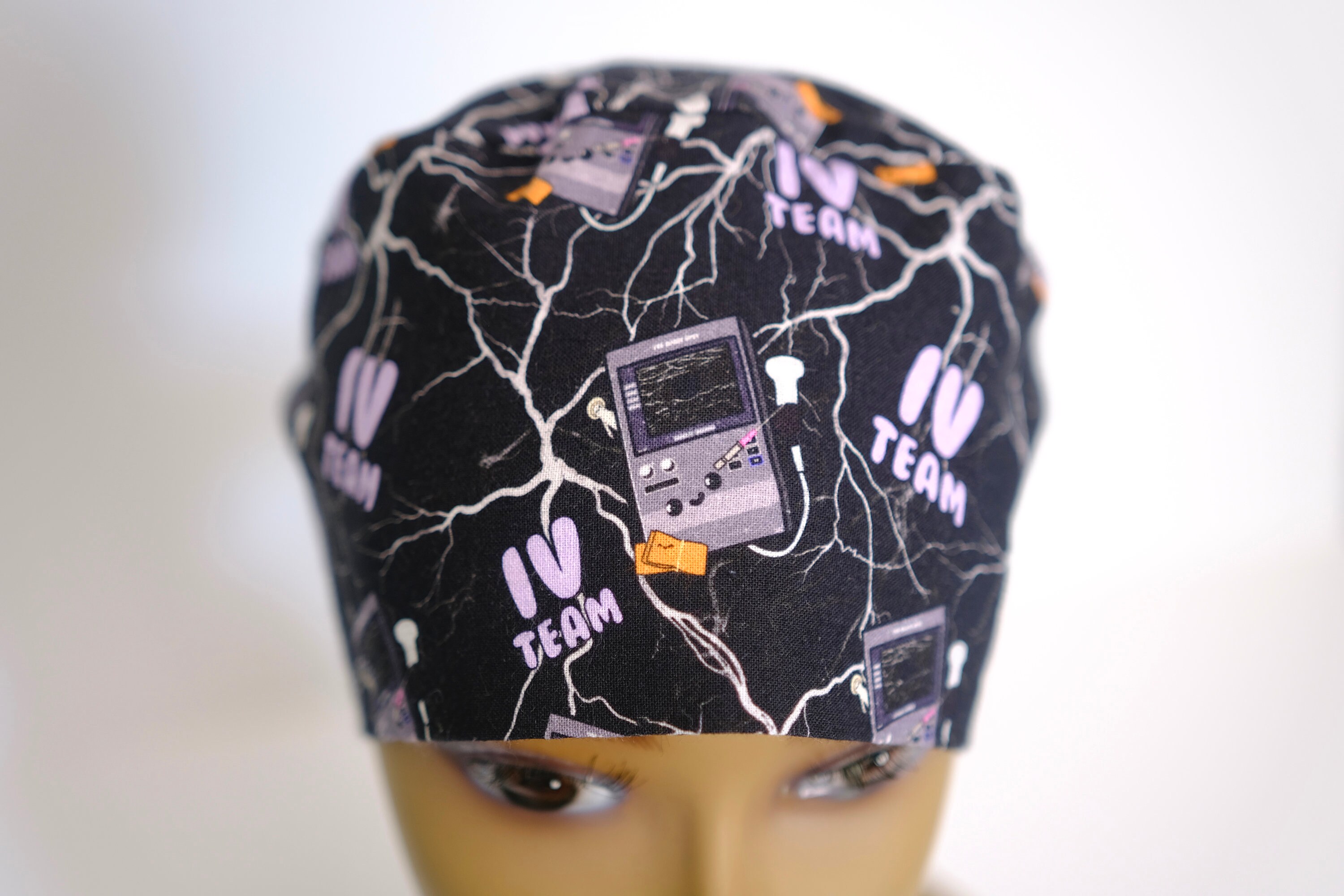 IV Team Scrub Cap - Vascular Access, Veinfinder, Scrub Caps for Women ...