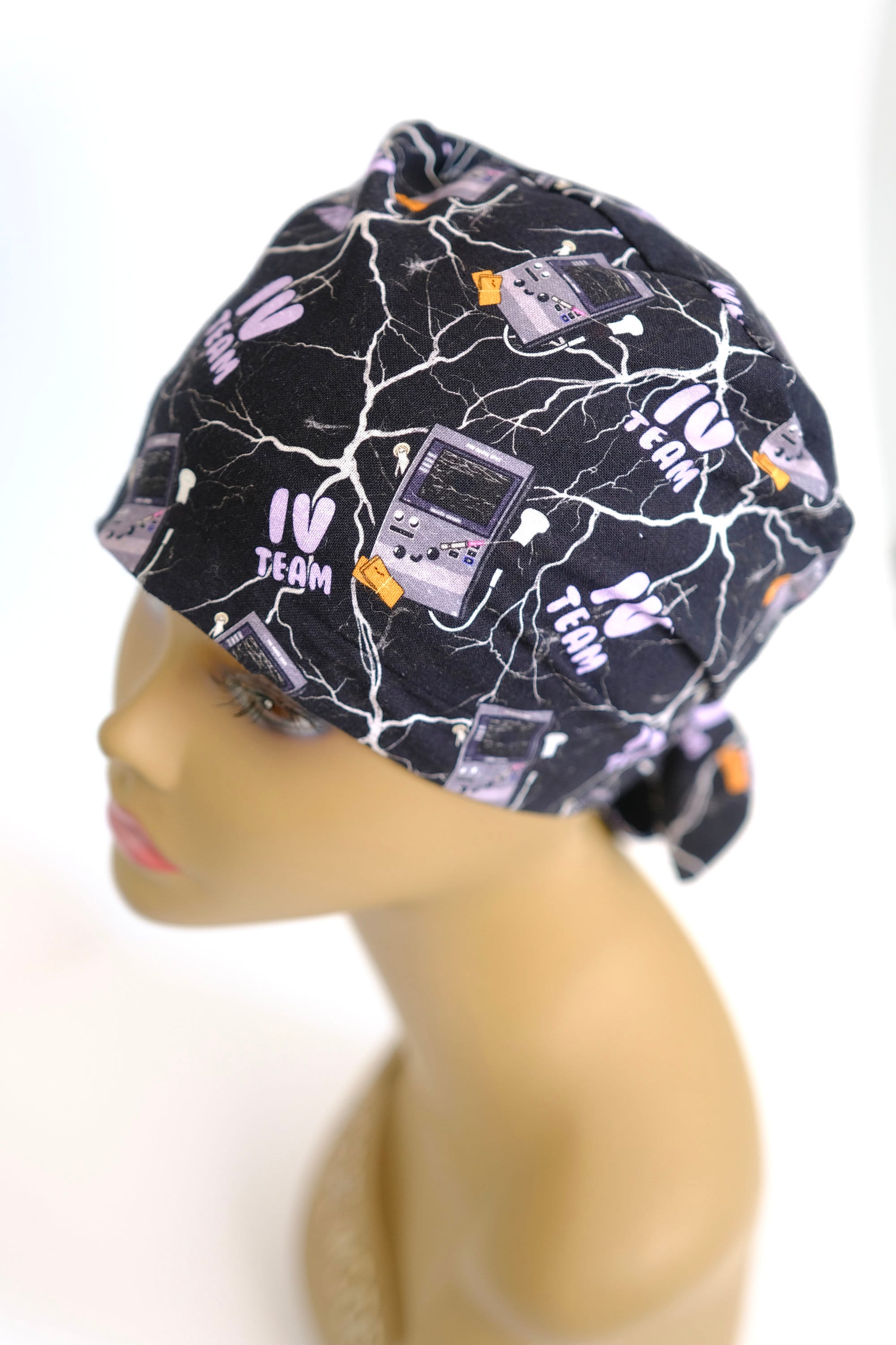 IV Team Scrub Cap - Vascular Access, Veinfinder, Scrub Caps for Women ...