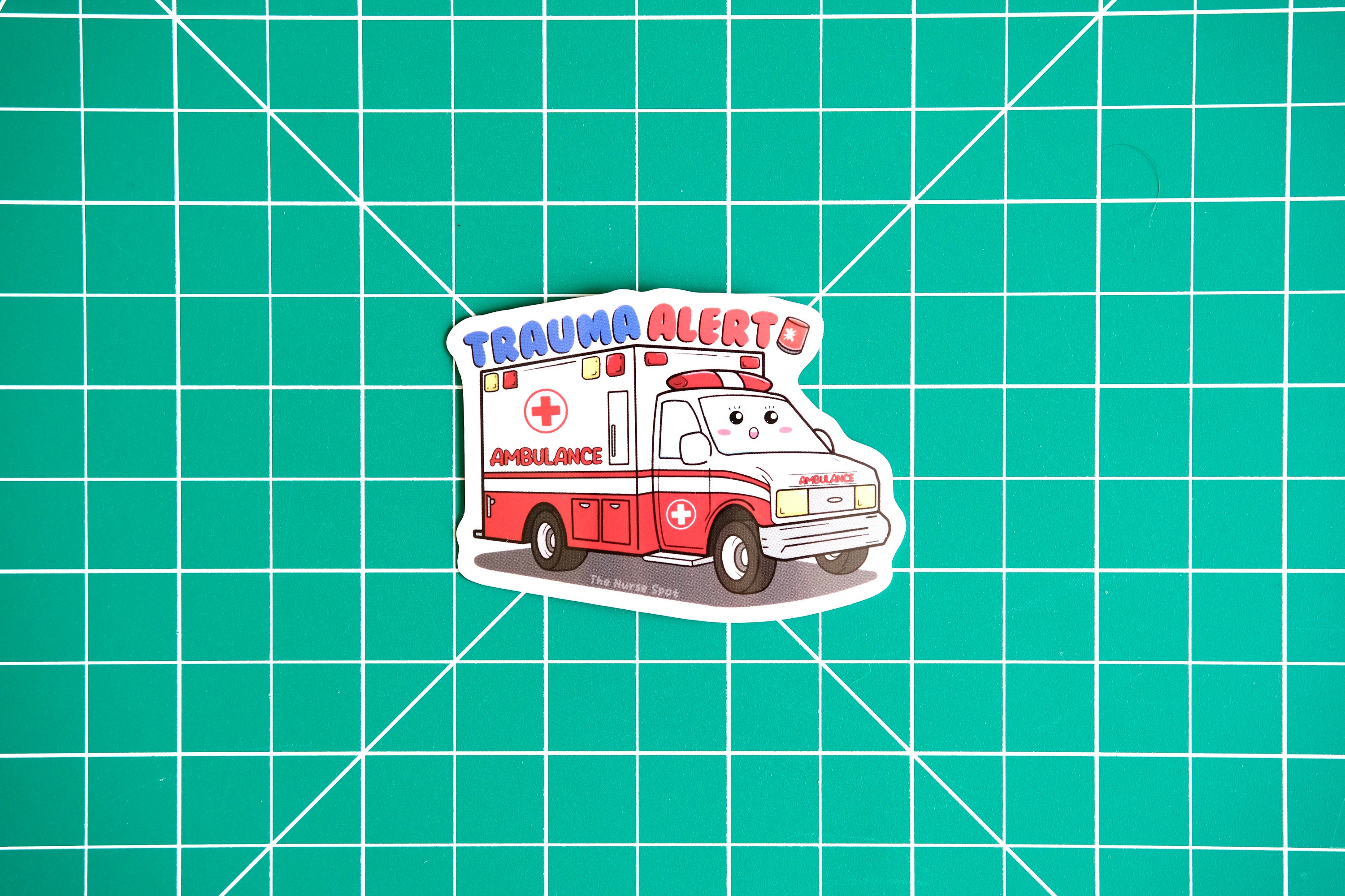 Trauma Alert Vinyl Sticker, ED, EMS, Emergency, EMT, Paramedic ...