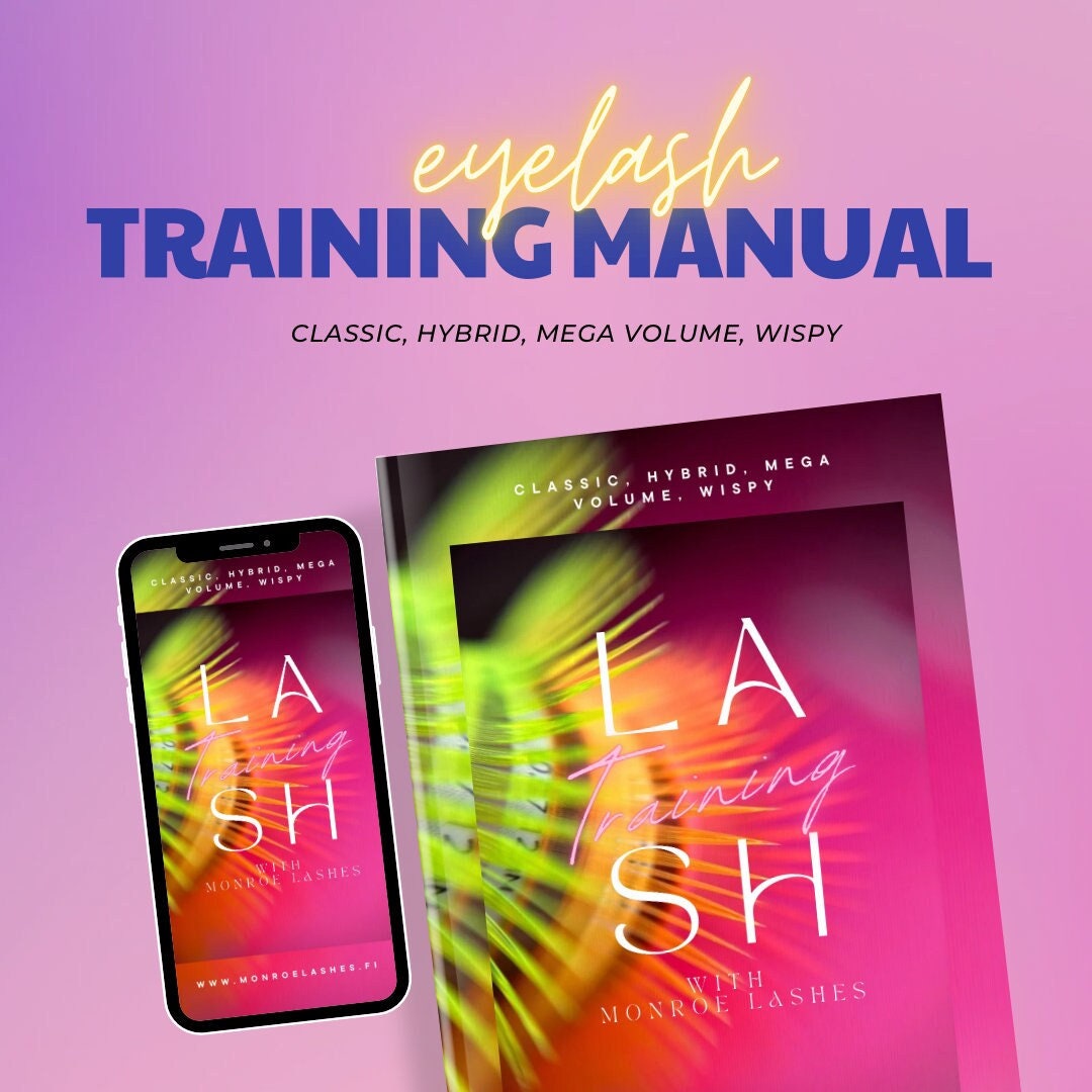 Lash Training Manual | Classic Hybrid Volume Training | Eyelash ...