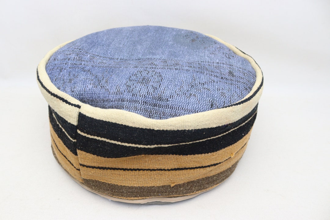 Moroccan Pouffe, 20x20x10 Garden Decor Pouf Pillow Cover Boho Decor ...