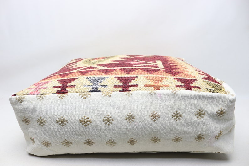 Kilim Floor Pouf Bohemian Pouffe Garden Decor Pouffe Floor - Etsy