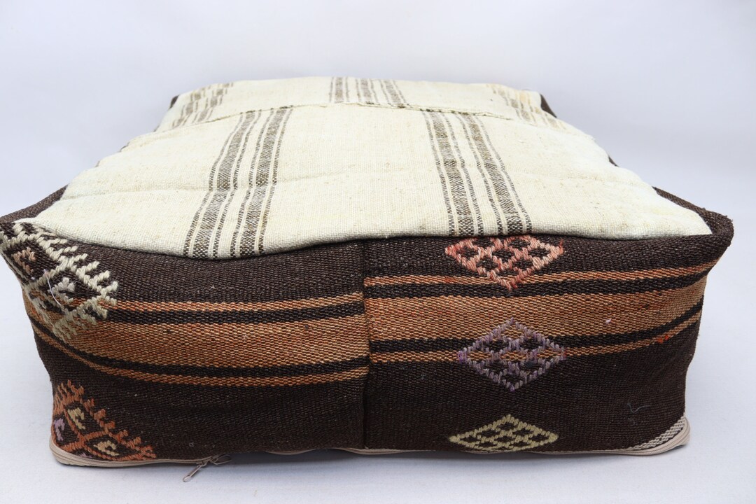 Handmade Pouf Ethnic Pouf Bohemian Floor Pouf Decorative - Etsy