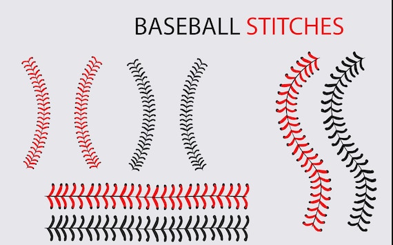 Baseball Stitches Vector