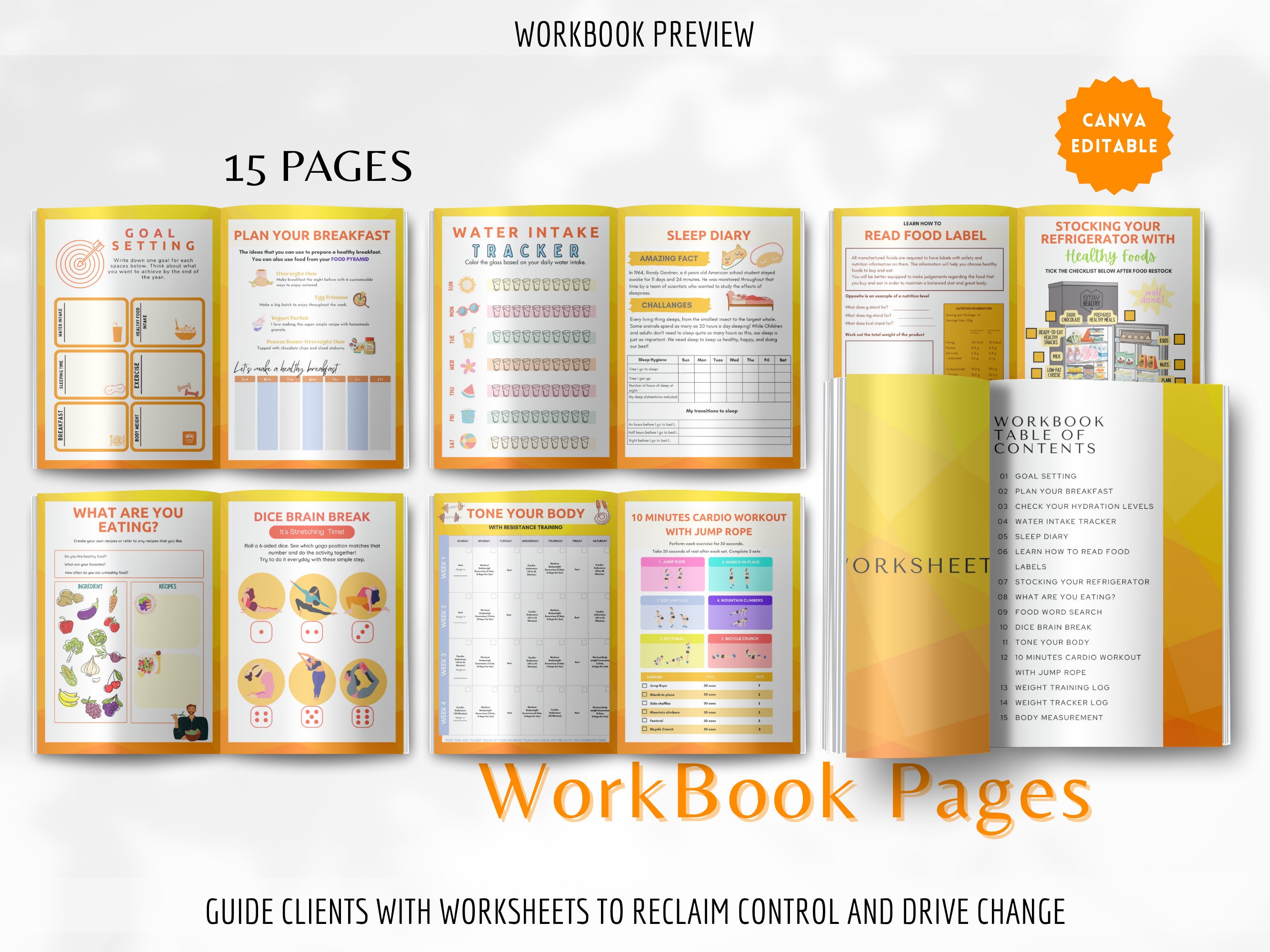 Body Transformation Ebook + Workbook:done for You Brandable Coaching ...