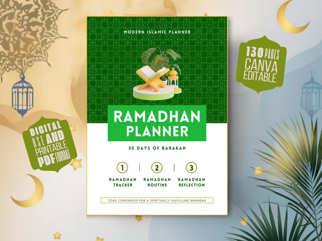 Ramadan Planner: Ramadan Tracker, Ramadan Routine & Ramadan Journal ...