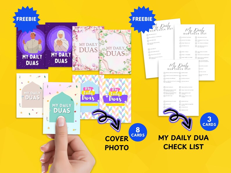 Kids Dua Cards | Islamic Prayer Flashcards for Children's Learning ...