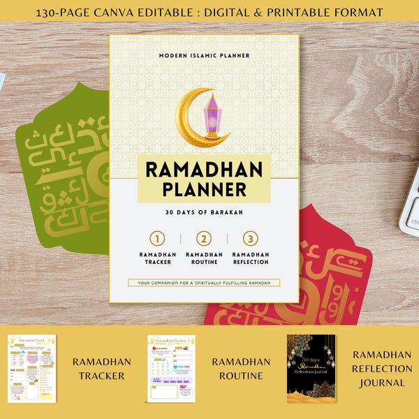 Ramadan Planner - Etsy