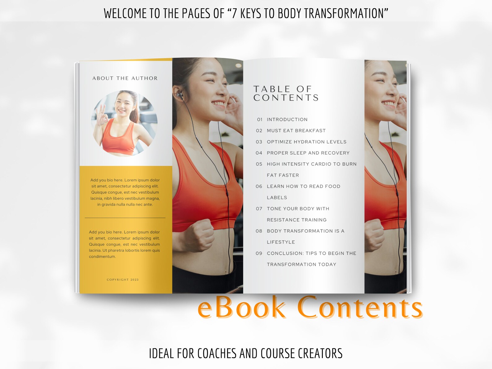 Body Transformation Ebook + Workbook:done for You Brandable Coaching ...