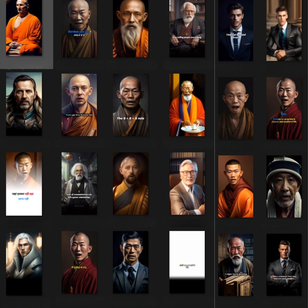 MOTIVATIONAL AI REELS Bundle, Inspire Your Audience With Ai-generated ...