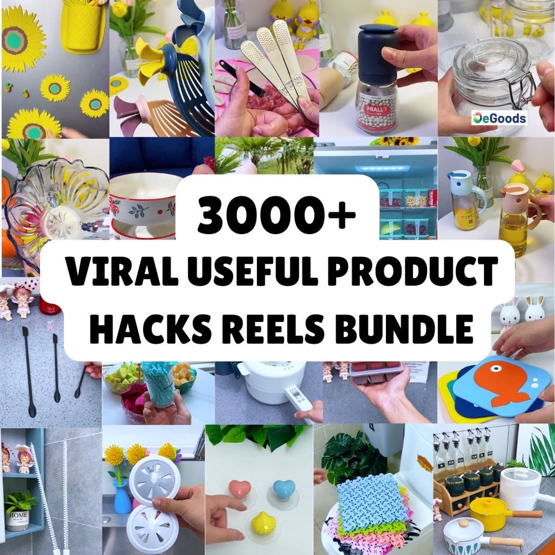 3000+ Viral PRODUCT HACKS REELS Video Templates Bundle - Etsy