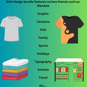 TSHIRT DESIGN BUNDLE, 200000+ T-shirt Designs + Bonuses, Print on ...