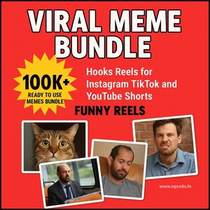 VIRAL MEME BUNDLE, 100k+ Ready to Use Memes Bundle, Digital Download - Etsy