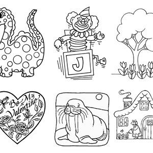 Children's COLORING PAGES Bundle Abc Alphabet & Animals 10,000 Fun ...