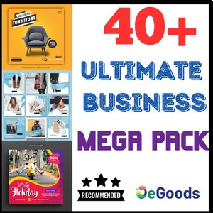 40 Business Essentials Mega GRAPHIC BUNDLE, Professional Business ...