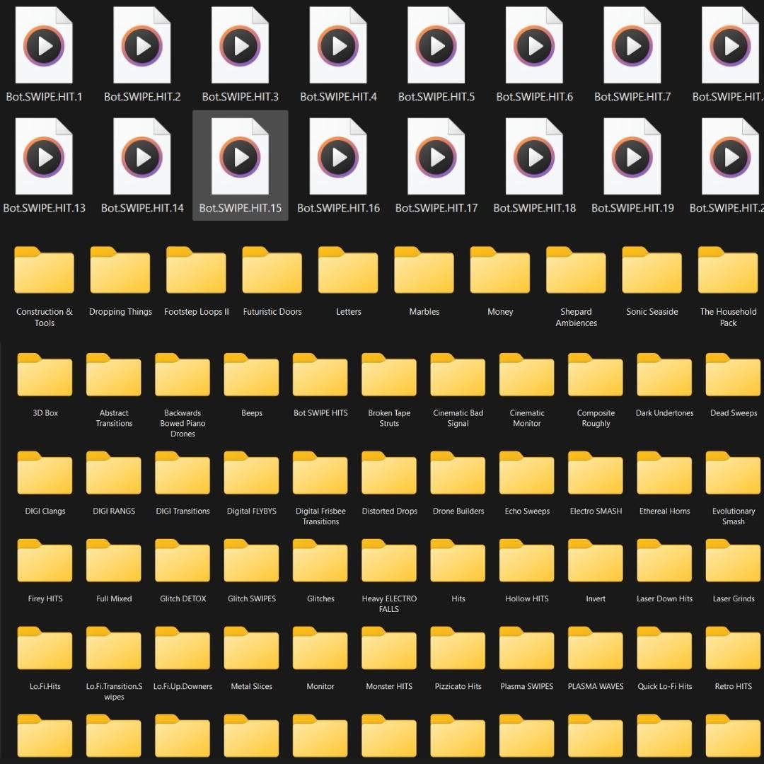 20000+ Professional SOUND EFFECT Pack, Royalty-free Sound Effects, SFX ...