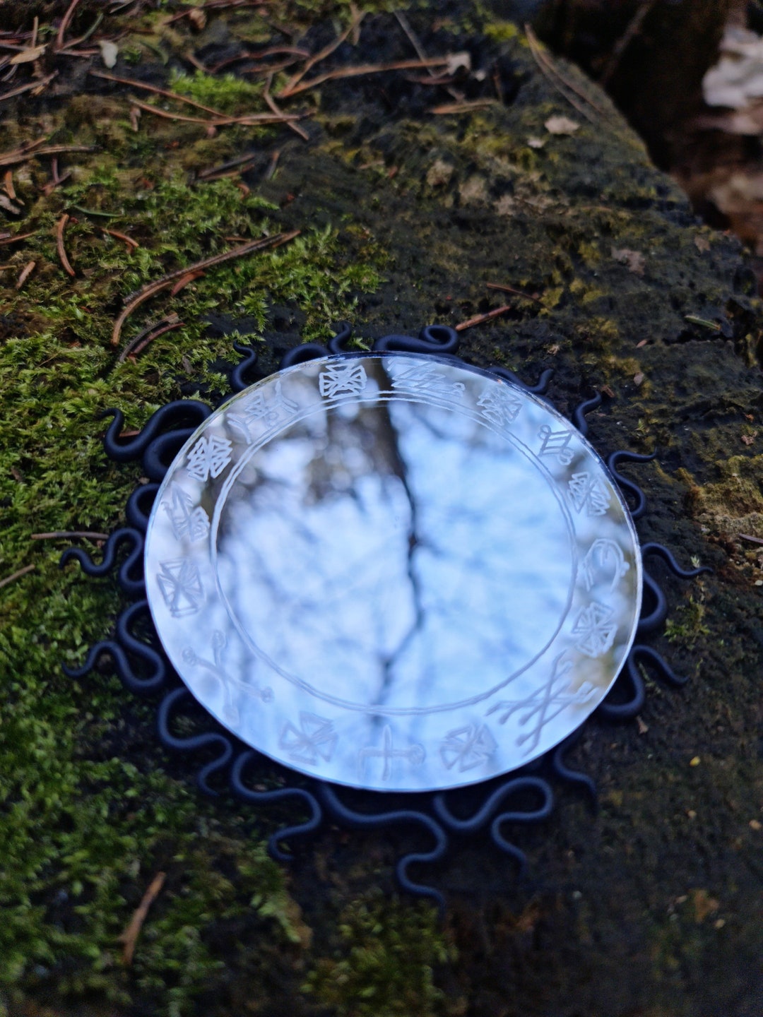 Protective Mirror With Sigils From Jason Miller's Book Protection and ...