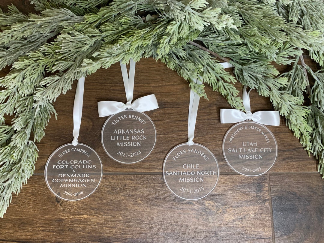 Frosted With Satin, Personalized Missionary Gift, Missionary Christmas ...