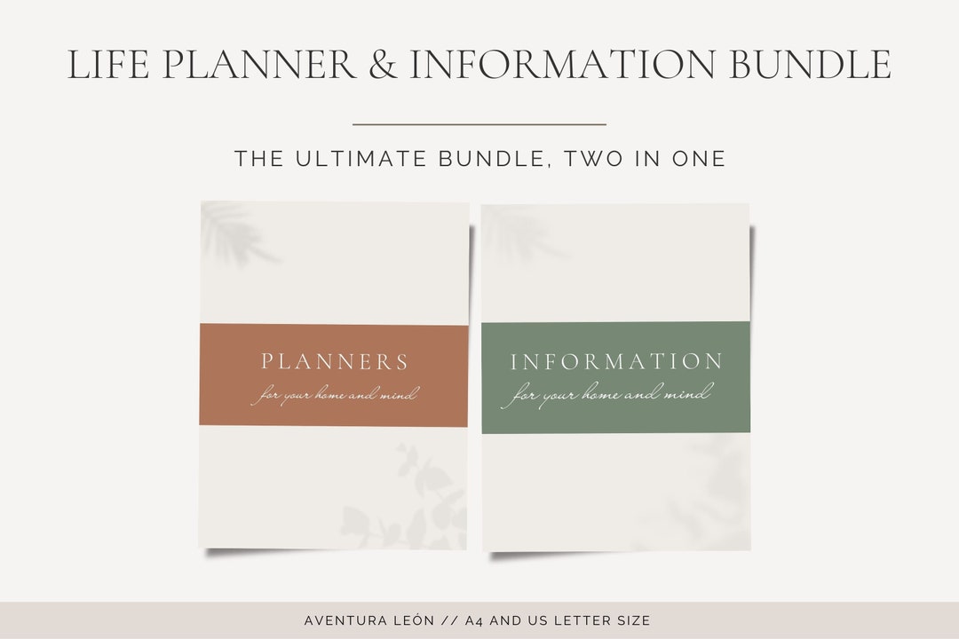 Ultimate Life and Home Management Binder, Household Binder, Home Binder ...