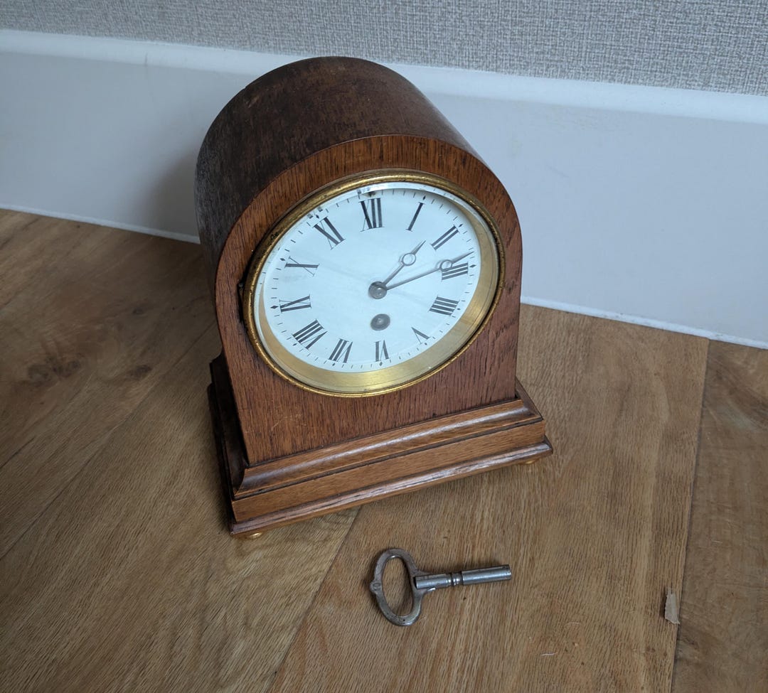 Victorian French Mantel Clock Brass Clockwork Movement - Etsy UK