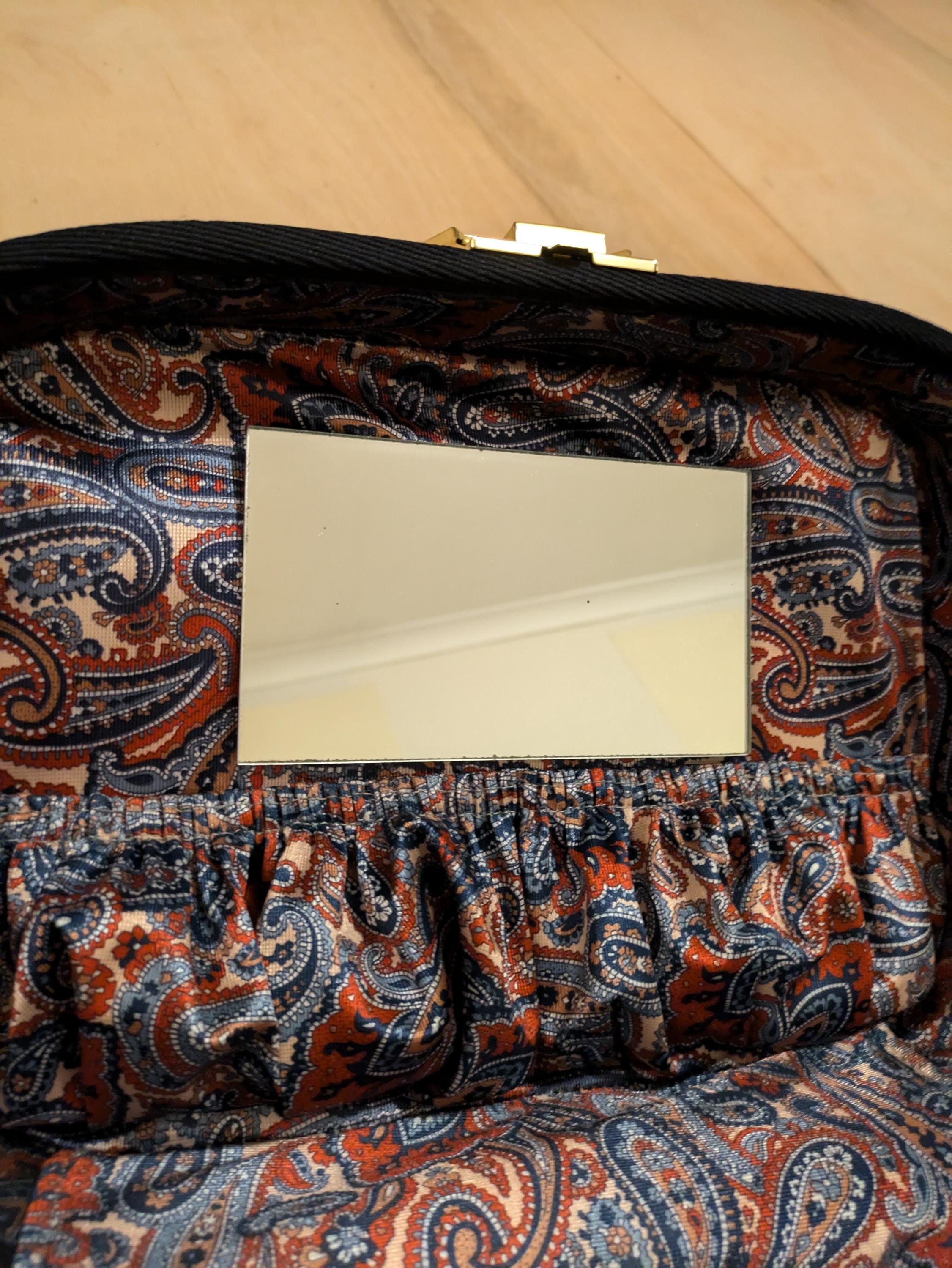 Vintage Antler Vanity Case, Soft Effect Finish With Gold Tone Clasp and ...