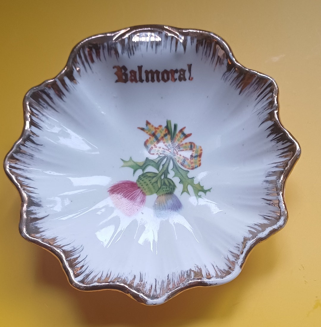 Vintage Trinket Dish "balmoral Themed" by the Liverpool Road Pottery ...