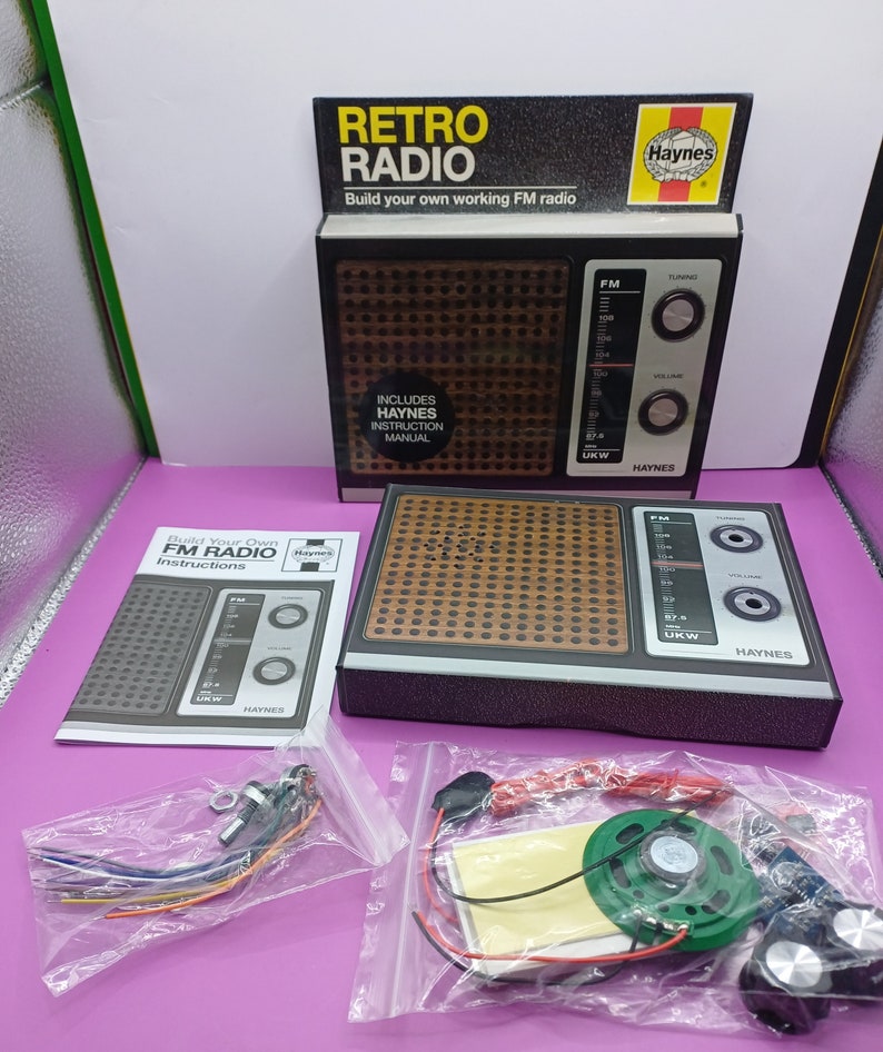 Haynes HRR1493 Retro Radio Construction Kit, Unused, Complete, Build ...
