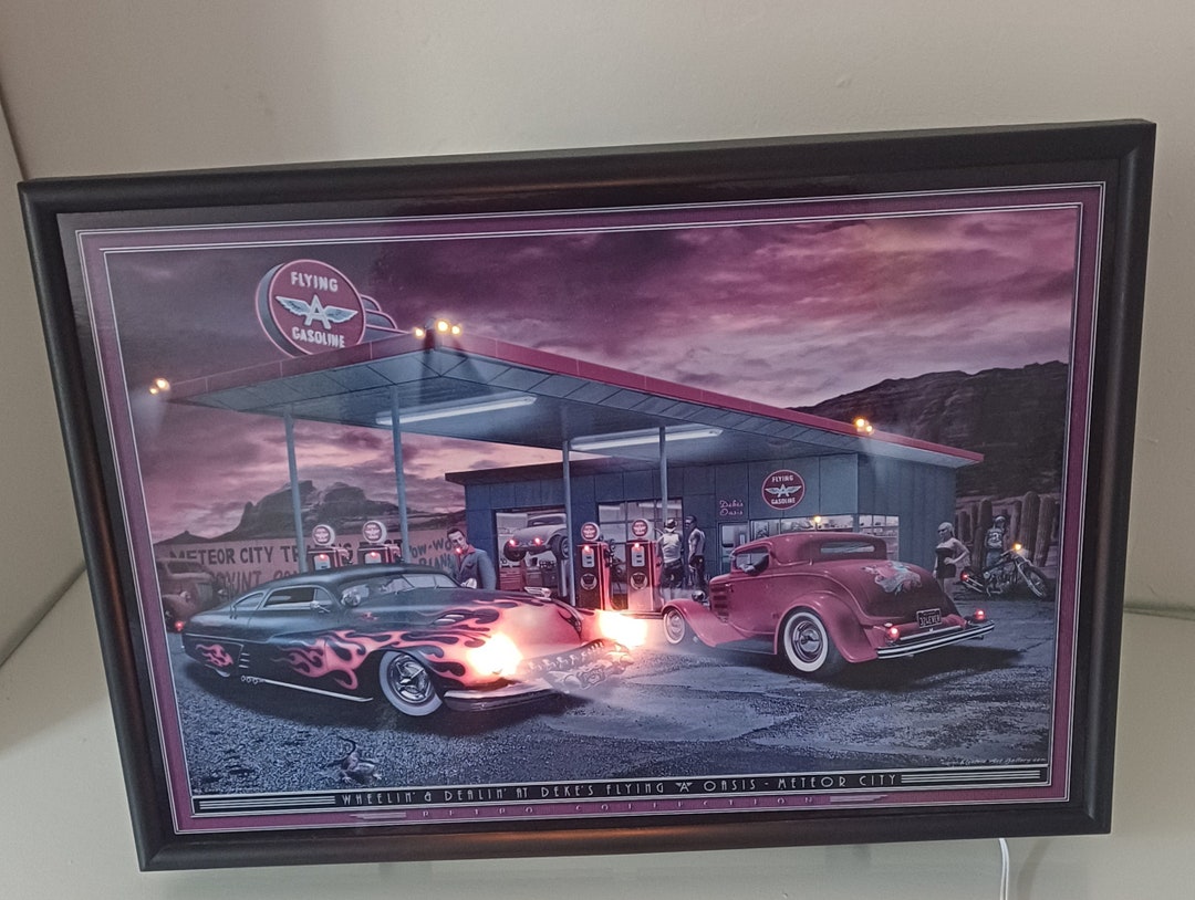Electric Art Gallery Mini-pics Illuminated Picture Wheelin and Dealin ...