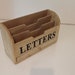Shabby Chic Wooden Letter Rack With Draw - Etsy