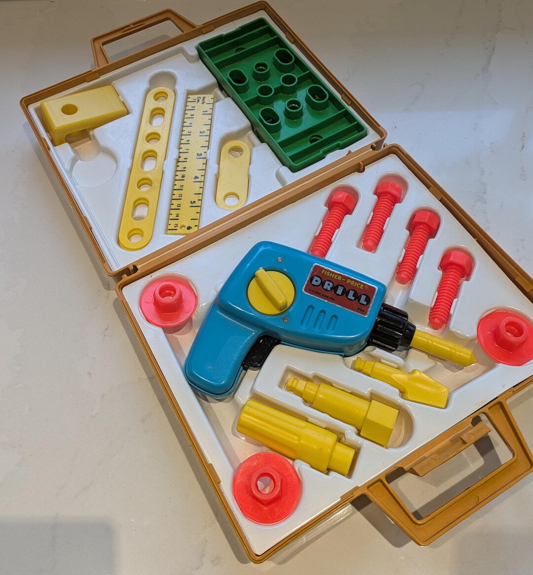 Vintage Fisher Price Tool Kit 924 Made in the USA in 1977. Very Good ...