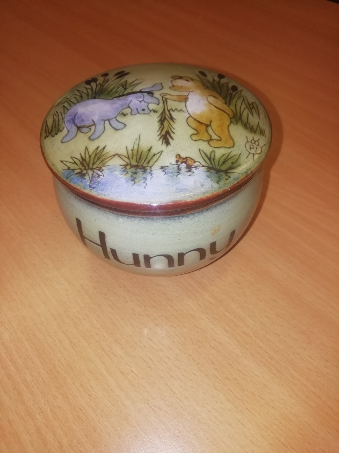 Vintage Chelsea Pottery Lidded Honey Jar "poo Bear Themed" From the ...