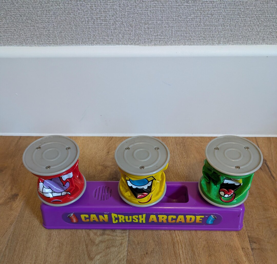 Vintage "can Crush Arcade" Battery Operated Game by Toymax Inc in ...