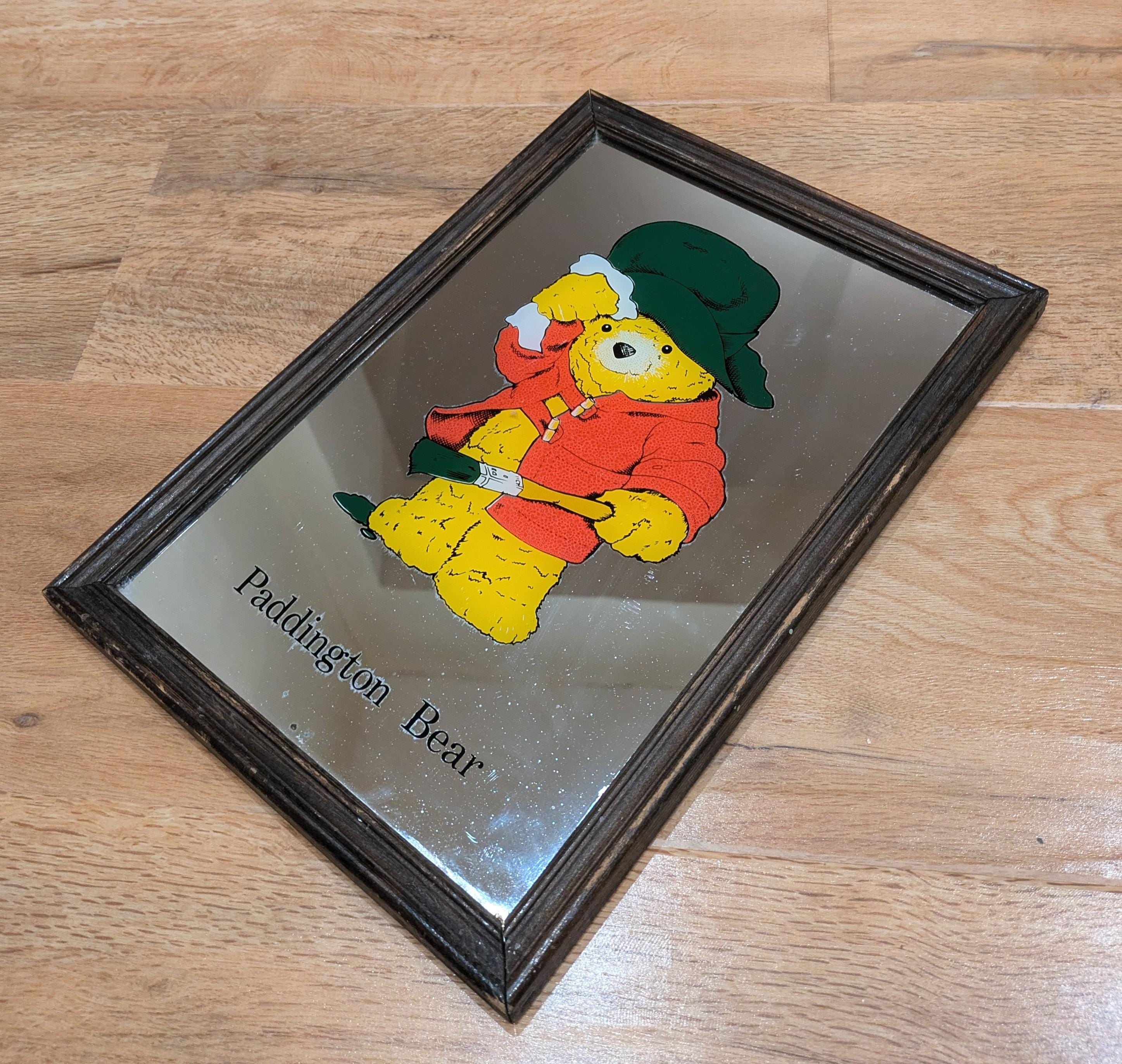 Vintage 'paddington" Themed Mirror in Wooden Frame From the 1970s - Etsy