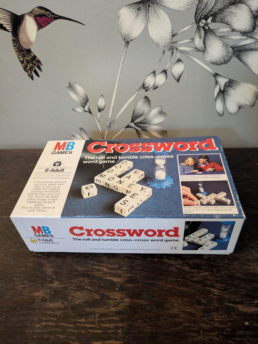 Vintage Crossword Puzzle Game by M B From the 1970s Complete in Good ...