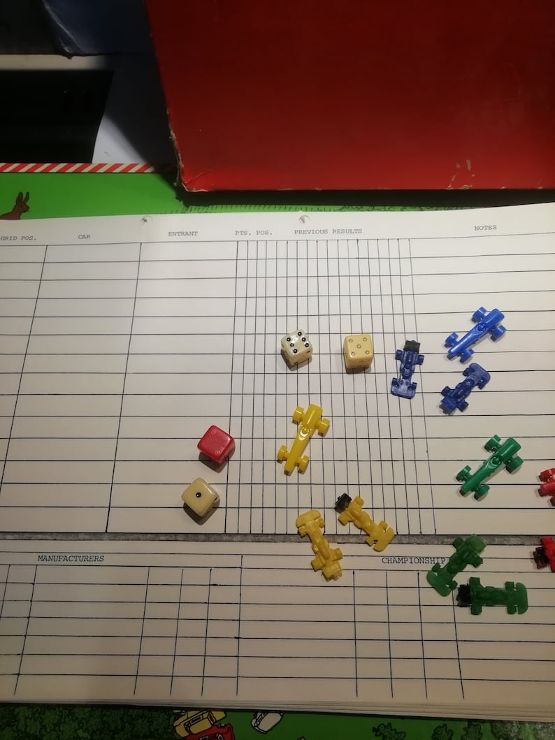 Vintage Gearshift F1 Board Game, Complete by Action Gable - Etsy