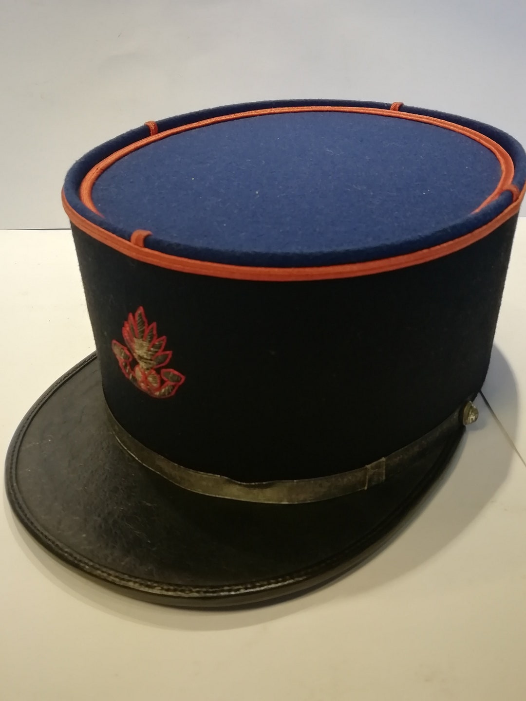 Vintage French Gendarme Police Kepi Hat Cap Headware - Etsy