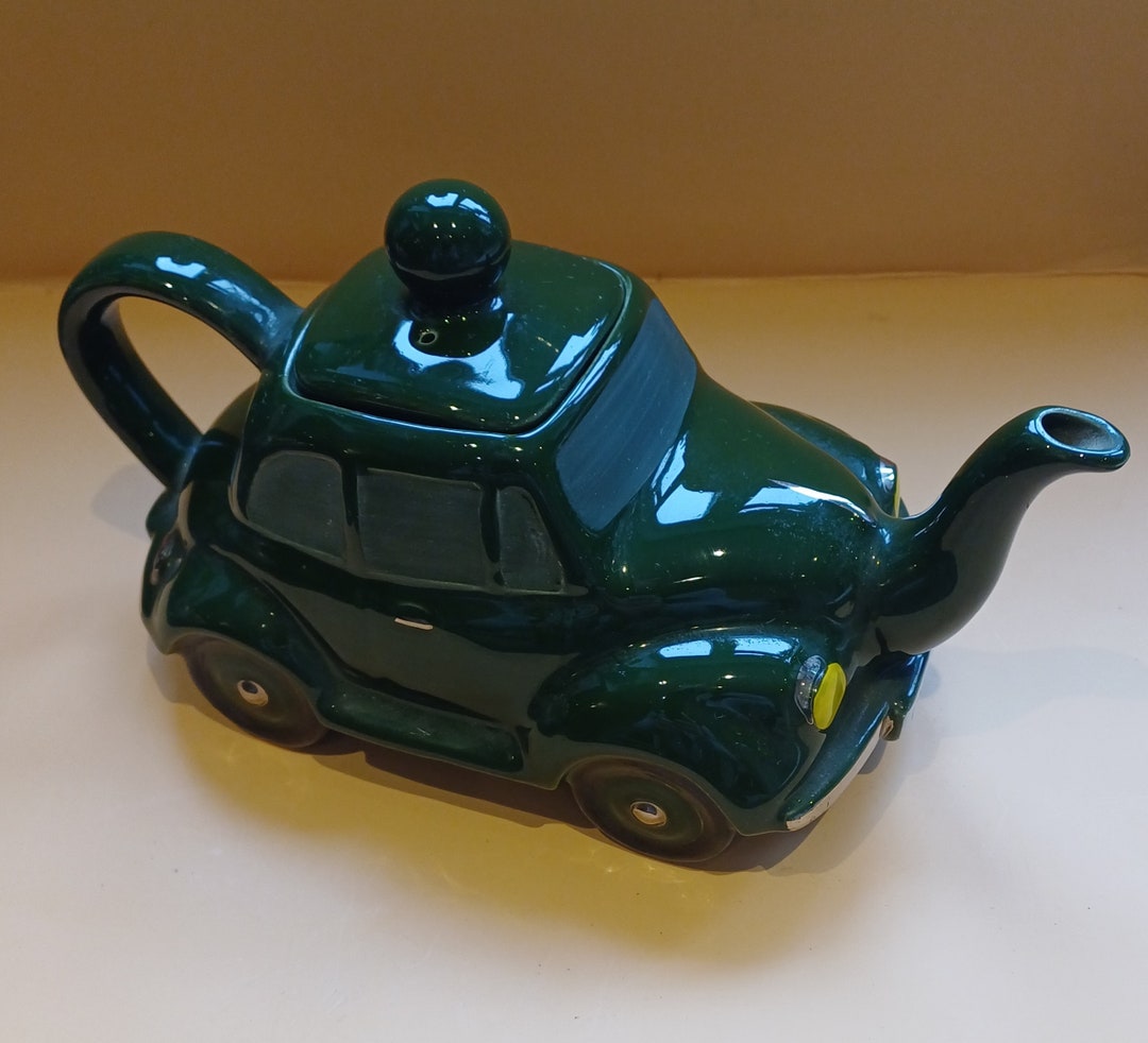 Vintage Price Kensington Potteries, England Novelty Racing Green Car ...