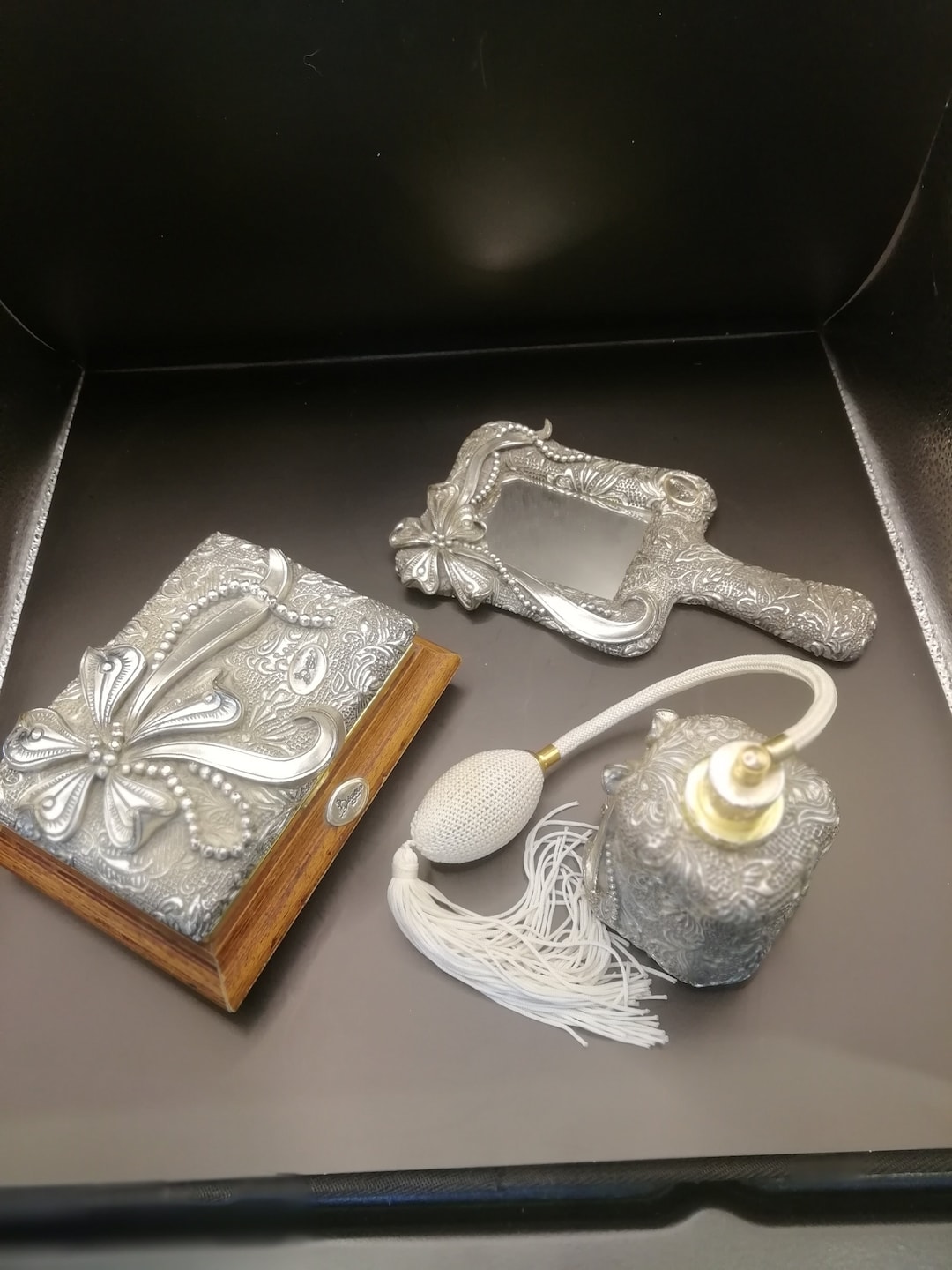 Vintage Berger Made in Italy Ornate Dressing Table Set 1970's - Etsy