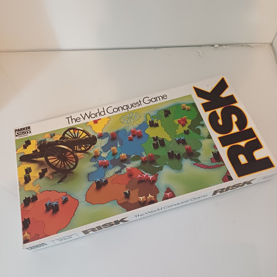 Vintage Risk 1985 Board Game Parker Brothers Checked & 100% Complete ...