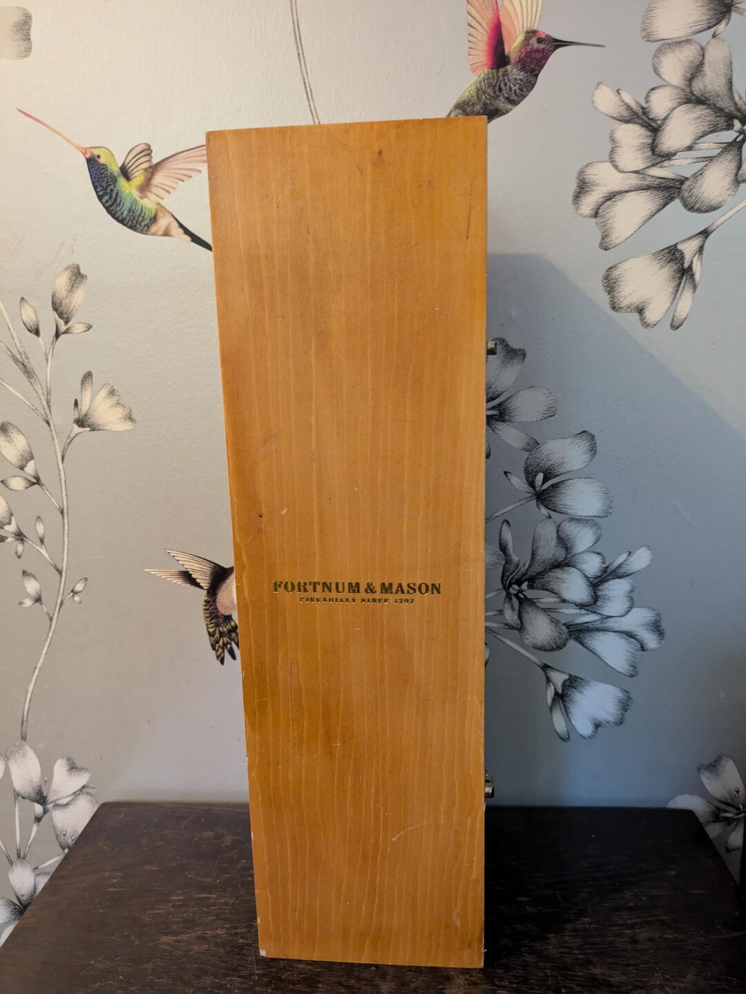 Vintage Fortnum & Mason Wooden Empty Champagne Hinged Box. - Etsy