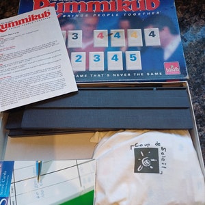 The Original RUMMIKUB 1995 Classic Edition Family Party Game Complete ...
