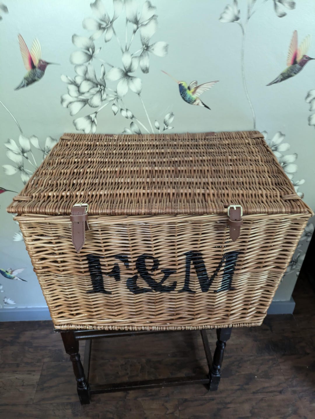 Vintage Fortnum & Mason 2 Handled Extra Large Wicker Hamper - Etsy