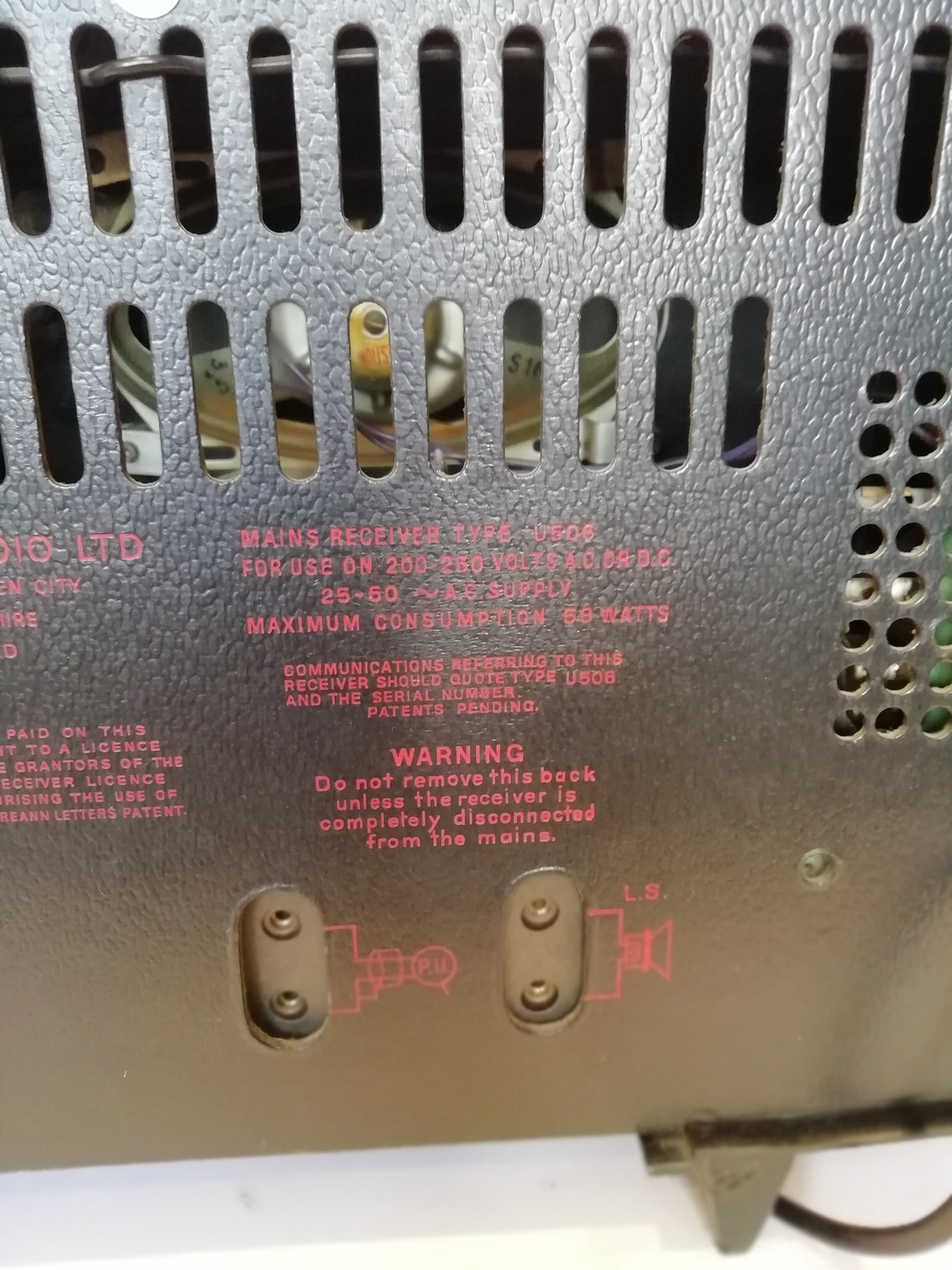Vintage Murphy U506 Valve Radio, 1959 Working - Etsy