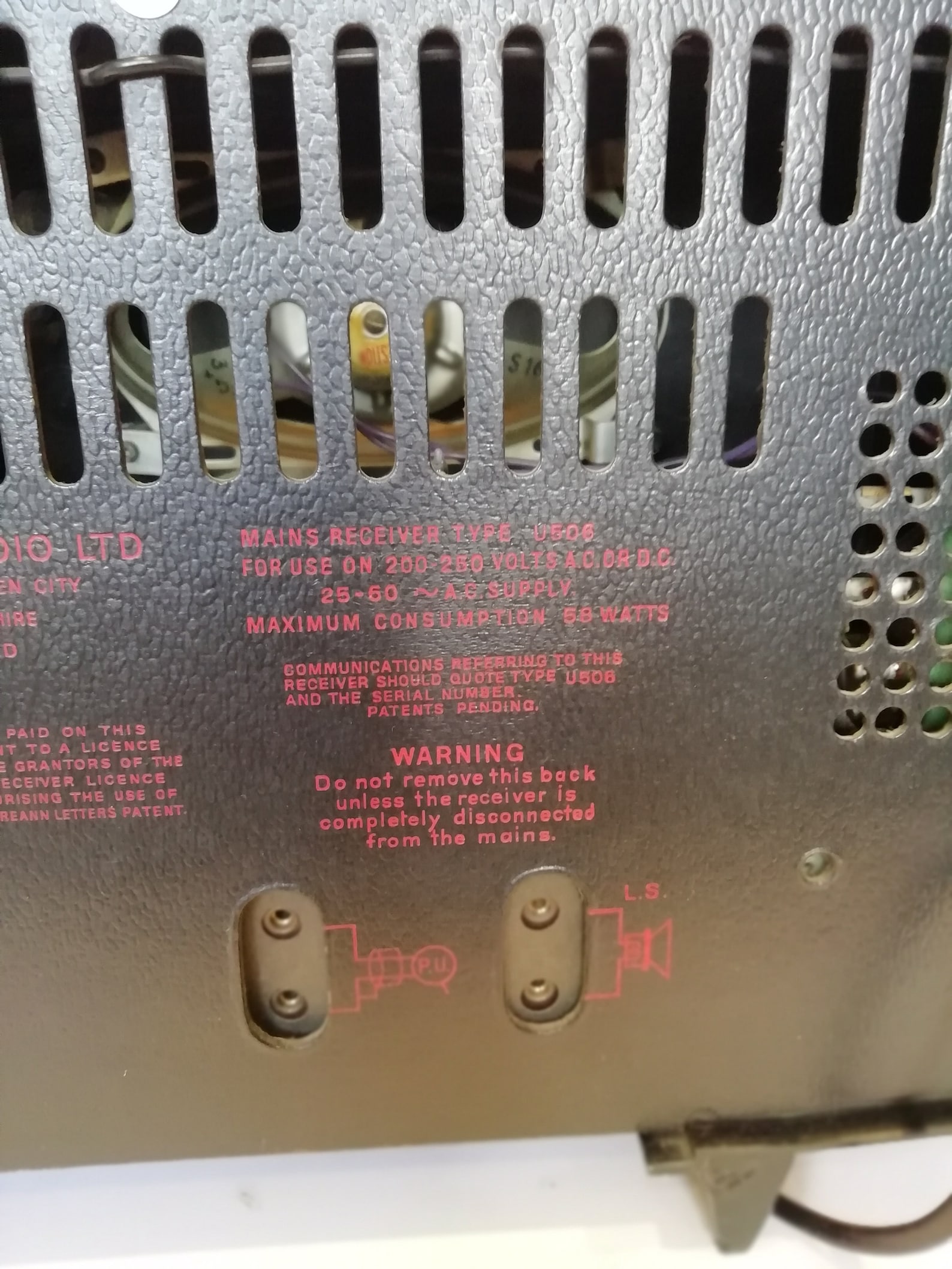 Vintage Murphy U506 Valve Radio, 1959 Working - Etsy
